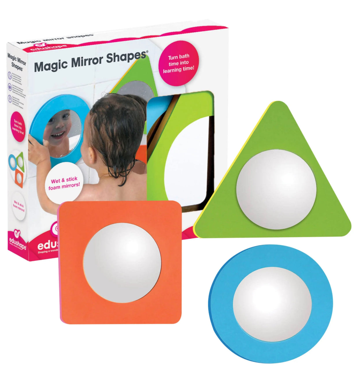 Magic Mirror Bath and Water Play Shapes – Wooden, Sensory and Softplay Ltd