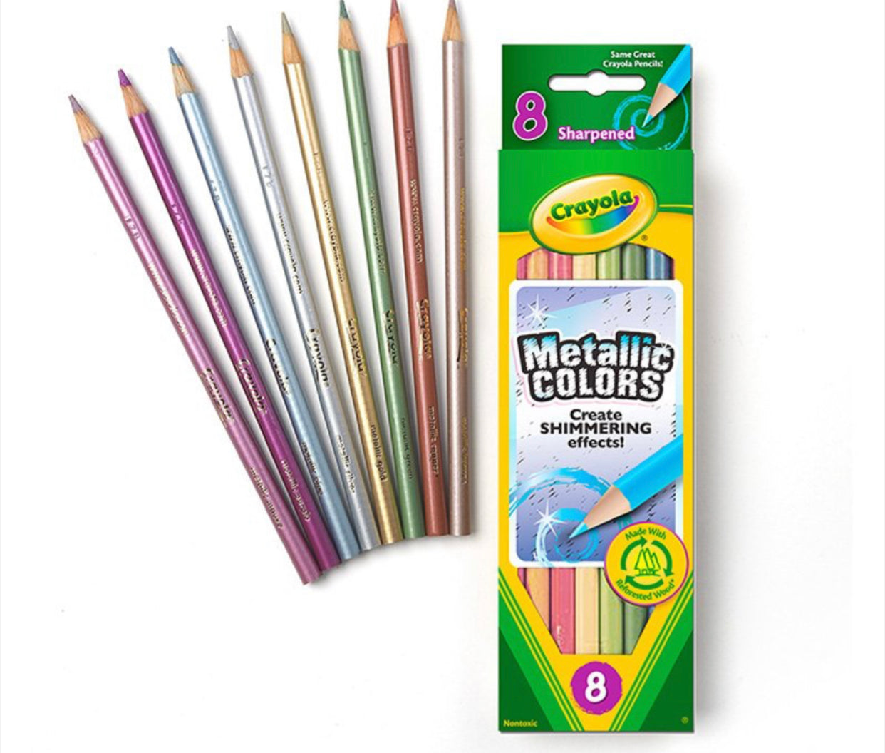 Crayola Metallic Colours – Wooden, Sensory and Softplay Ltd