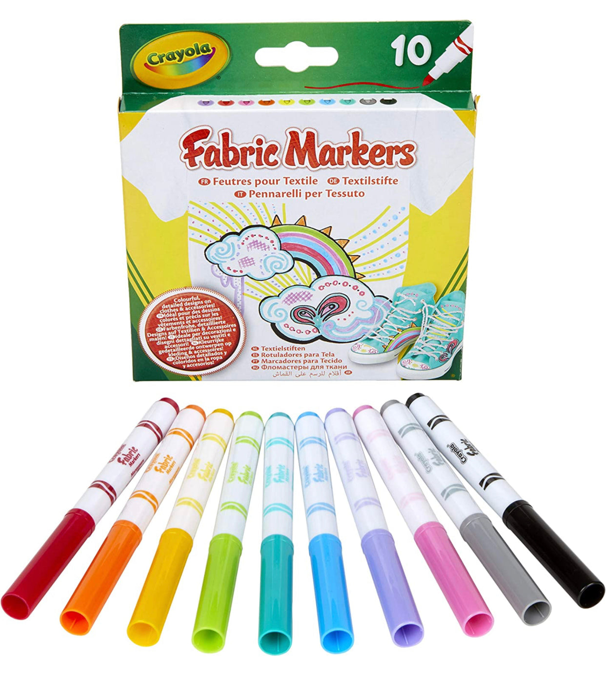 Crayola Fabric Pens – Wooden, Sensory and Softplay Ltd